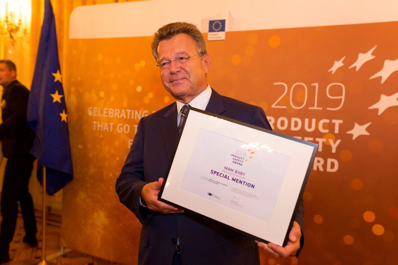Η ΜΑΜ τιμήθηκε με το Βραβείο Ασφαλείας Προϊόντων της Ε.Ε. - Mam Hellas